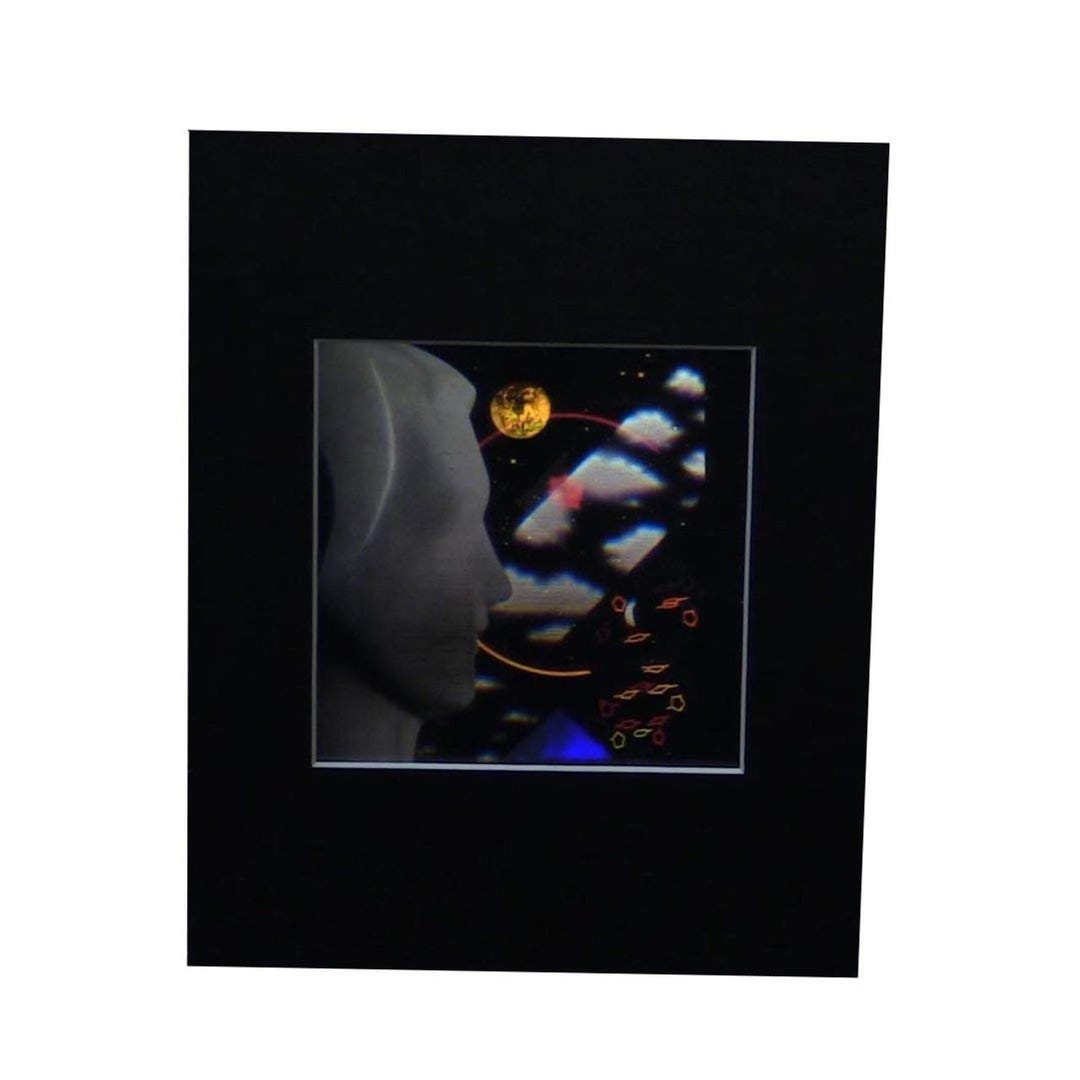 3D Future Thought Hologram Picture (MATTED), Collectible Embossed Type ...