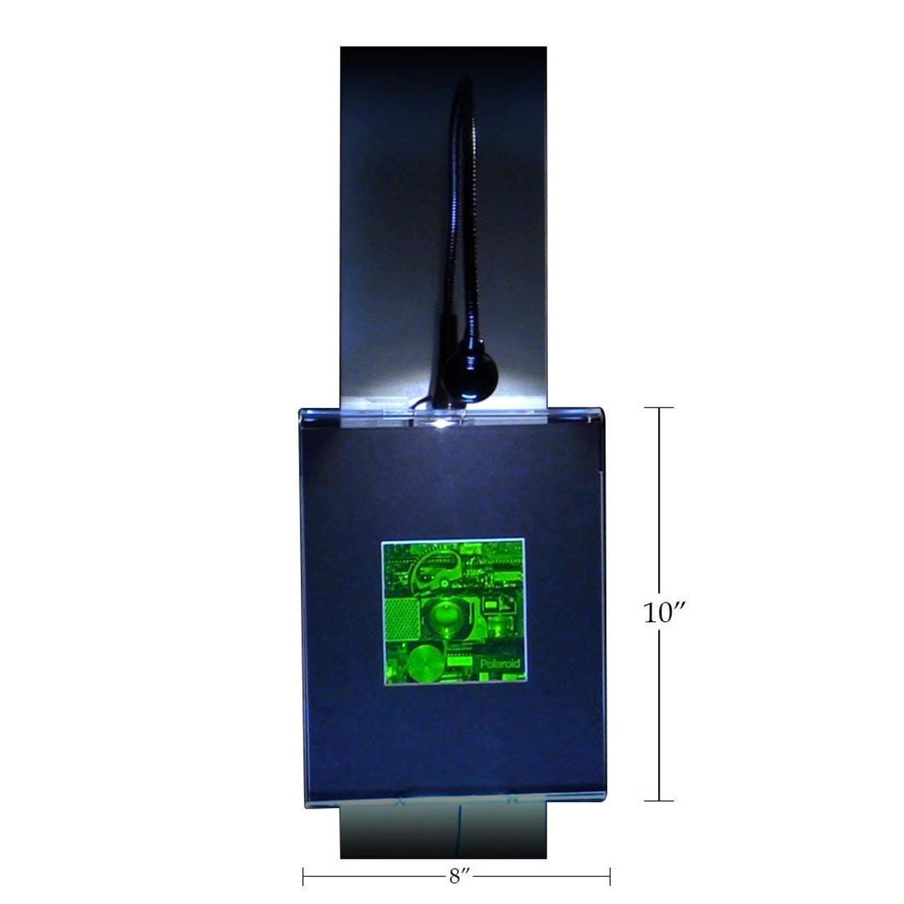 LIGHTED WALL DISPLAY 3D Polaroid Camera Guts 4" Square With Stars ...