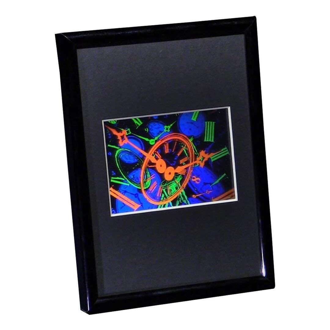 Vintage 1980s TIME Hologram Picture (FRAMED), 3D Collectible Embossed ...
