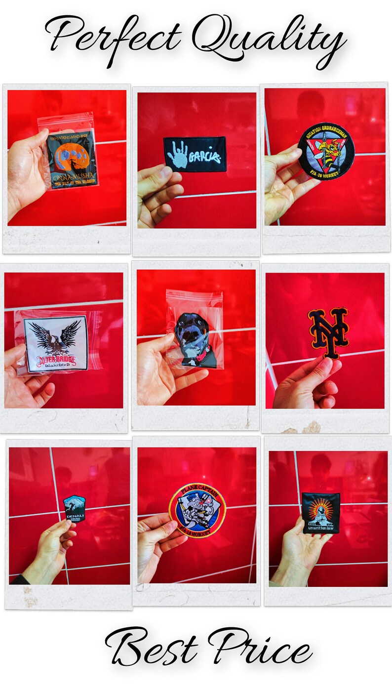 Custom Embroidered Iron on Patch for Flight Suits Name & Nickname Tags ...