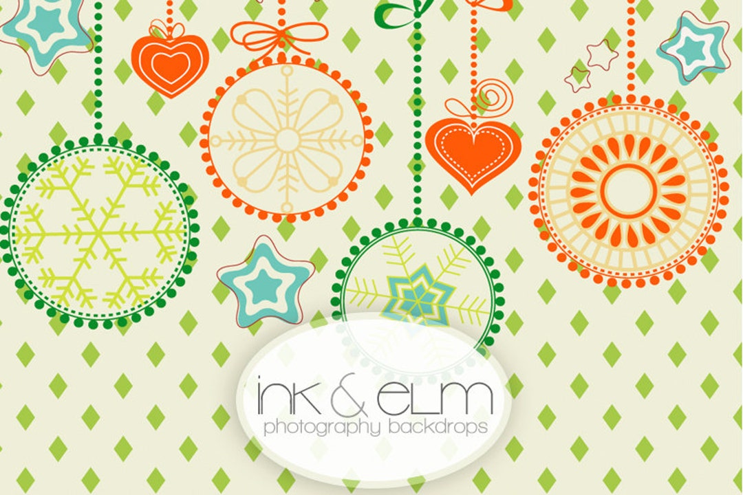 Christmas Backdrop 8ft X 6ft NEW, Holiday Christmas Photography Vinyl ...