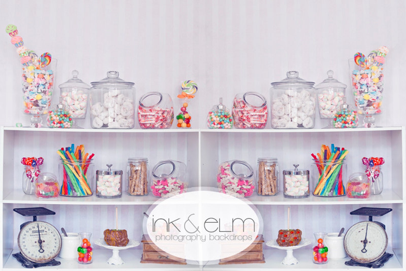 Backdrop Candy Shop Vinyl Photography Backdrop 7ft X 6ft - Etsy