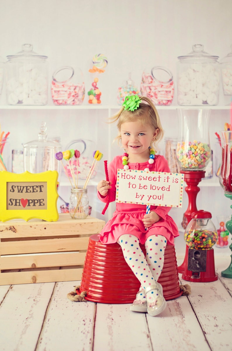 Backdrop Candy Shop 5x5 Vinyl Photography Backdrop Sweet - Etsy