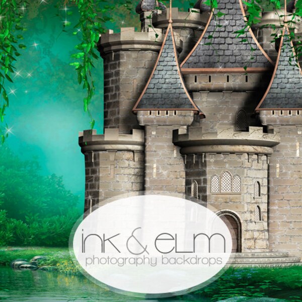 Wood Castle Backdrop - Etsy
