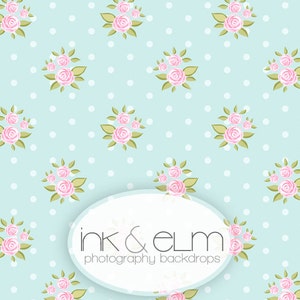 Photography Backdrop 4ft X 4ft, Floral Photo Background, Modern Floral ...