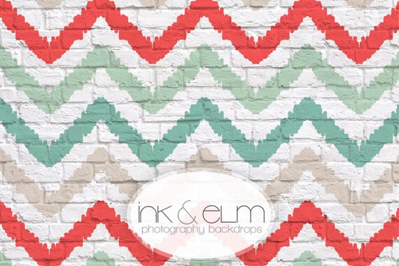 Christmas Chevron Background