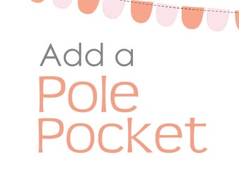Pole Pocket Add on for Vinyl Banners Fits up to 3 Diameter Poles - Etsy