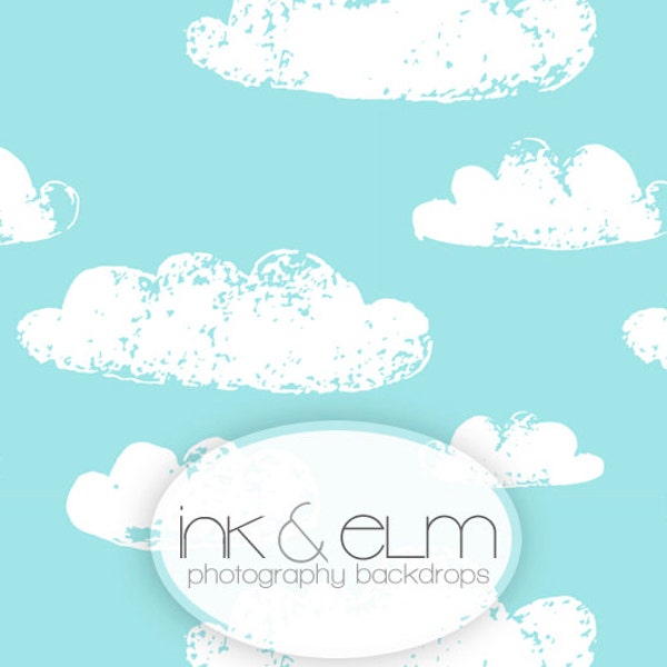 Photo Booth Backdrop Clouds - Etsy