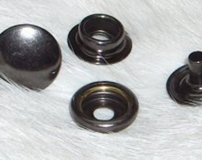 Line 24 Snaps Black Plated Pk 100 for Leather or Fabric - Etsy