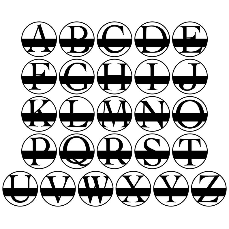 Personalized ASL Sign Language Monogram Initial Family Name Wooden ...