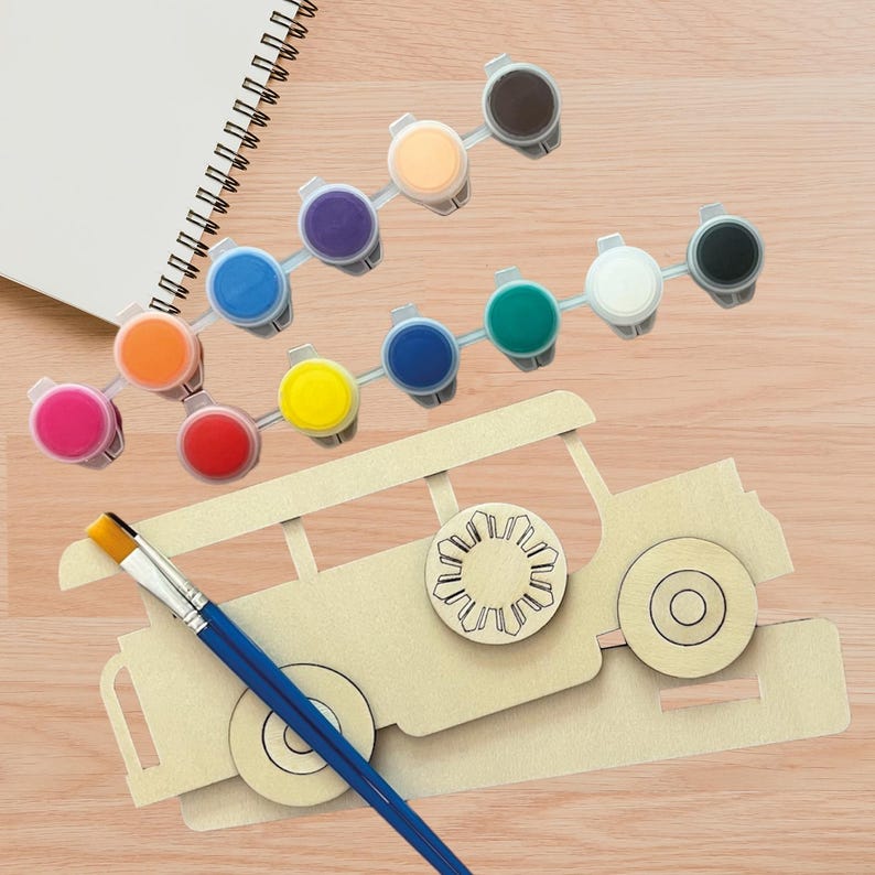 Personalized Jeepney DIY Paint Kit | Filipino Party Favor - Etsy