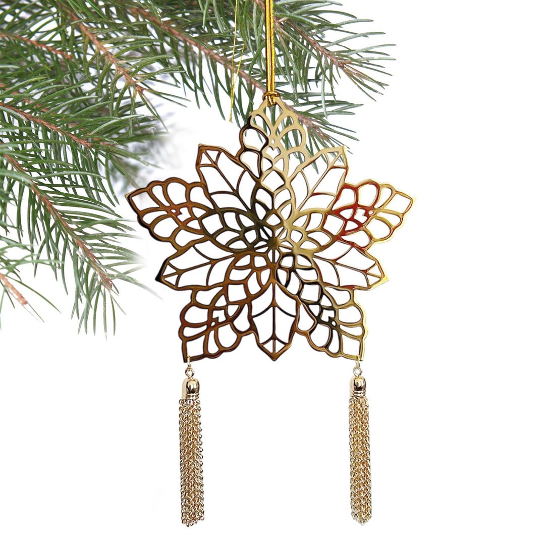 24K Gold Plated Stainless Steel Filipino Parol Lantern Ornament ...