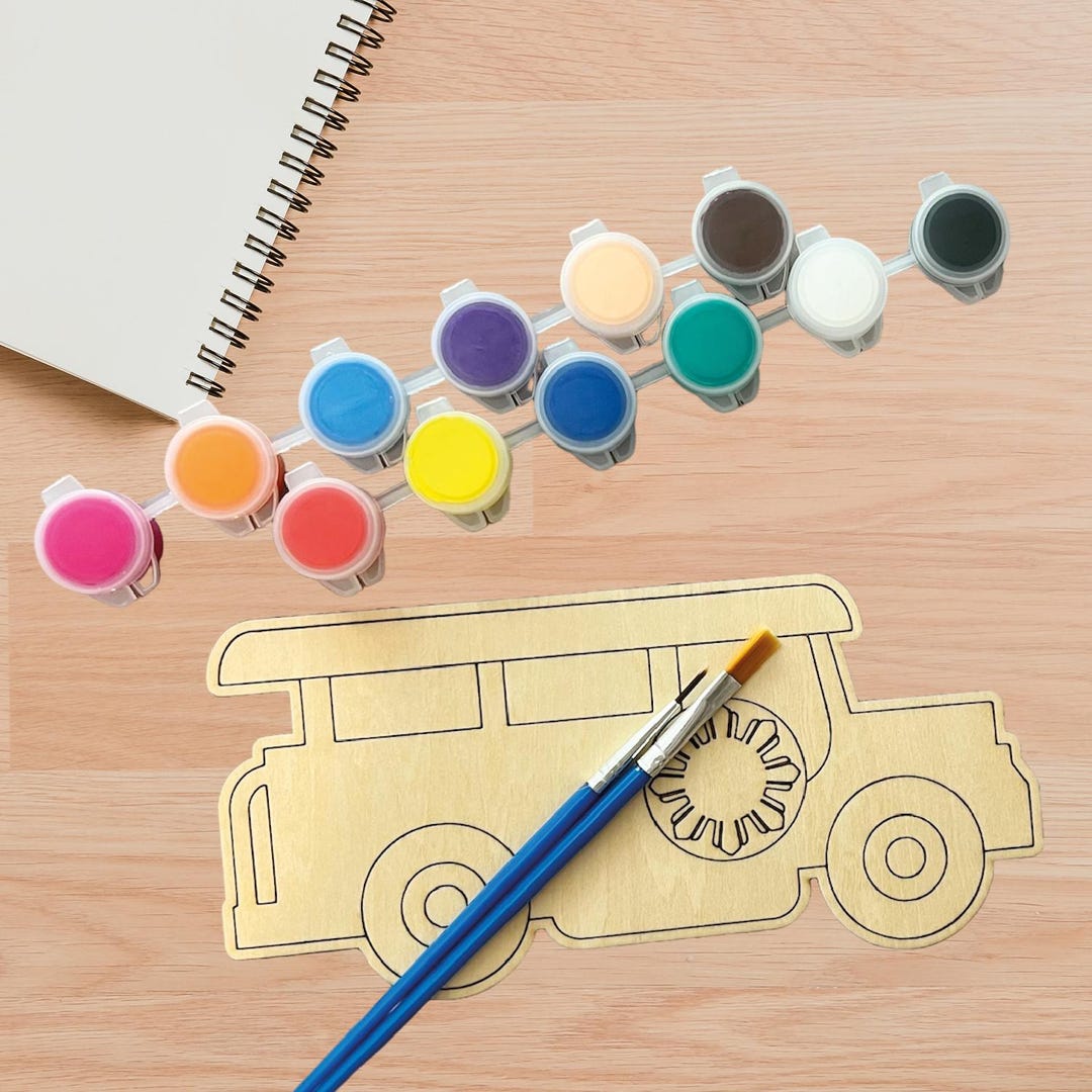 Personalized Jeepney DIY Paint Kit | Filipino Party Favor - Etsy