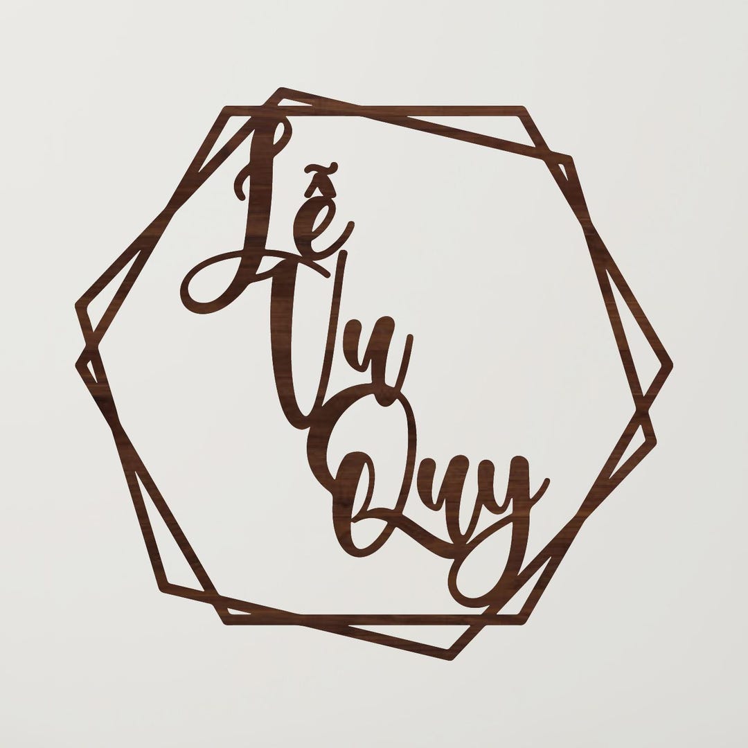 Le Vu Quy Vietnamese Wedding Reception / Tea Ceremony Wooden Sign ...
