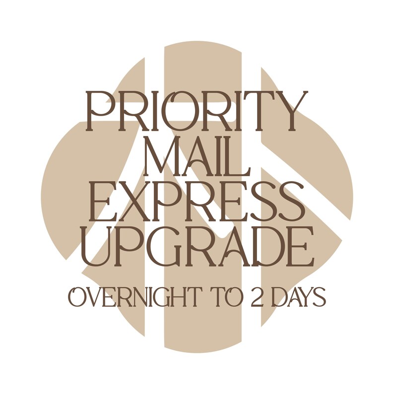 Priority Mail Express Upgrade Overnight to 2 Days - Etsy