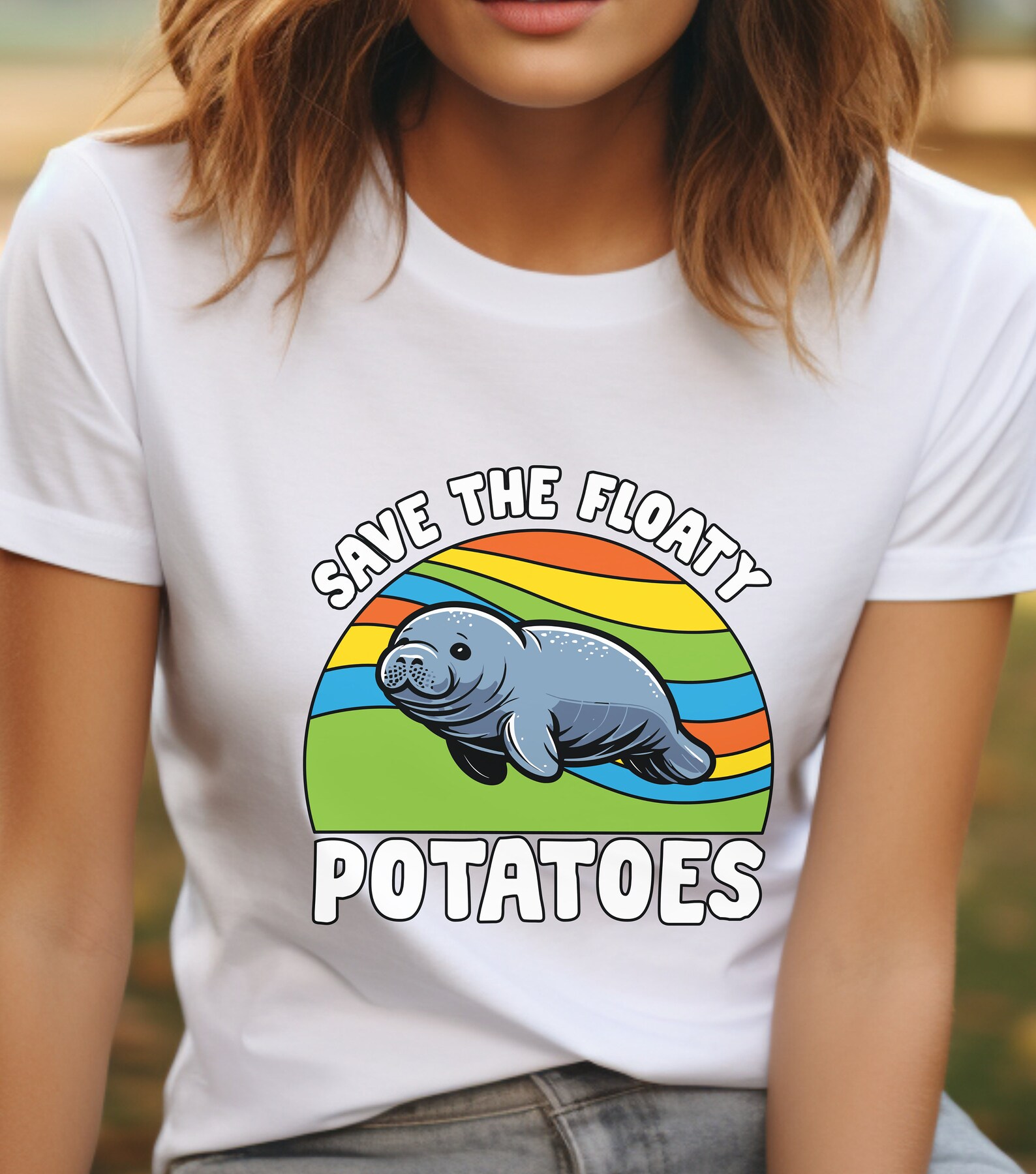 Save the Manatee, Funny Manatee Shirt, Cute Manatee Tshirt, Manatee ...