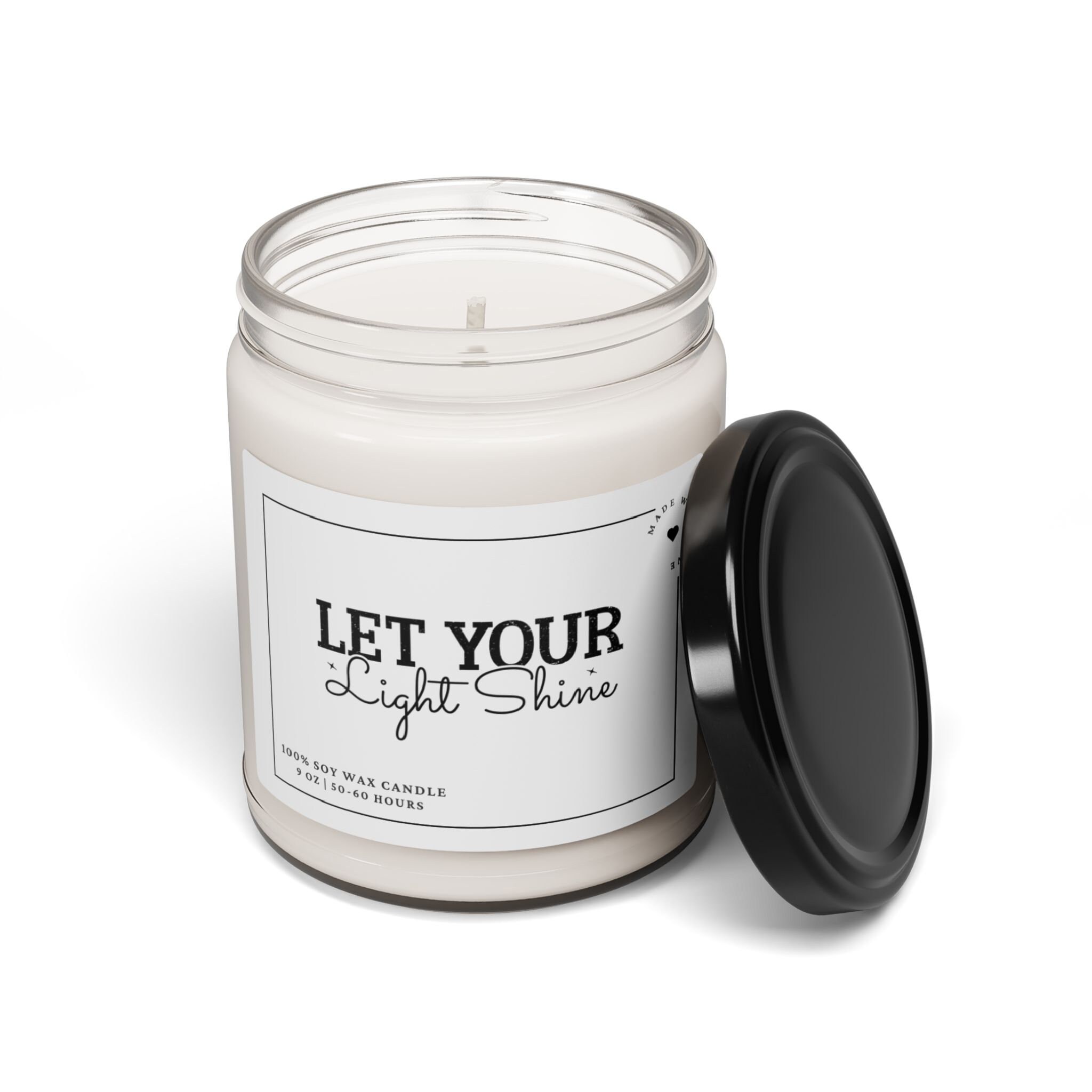 Let Your Light Shine Candle, Christian Gifts,encouragement Gift,bible ...