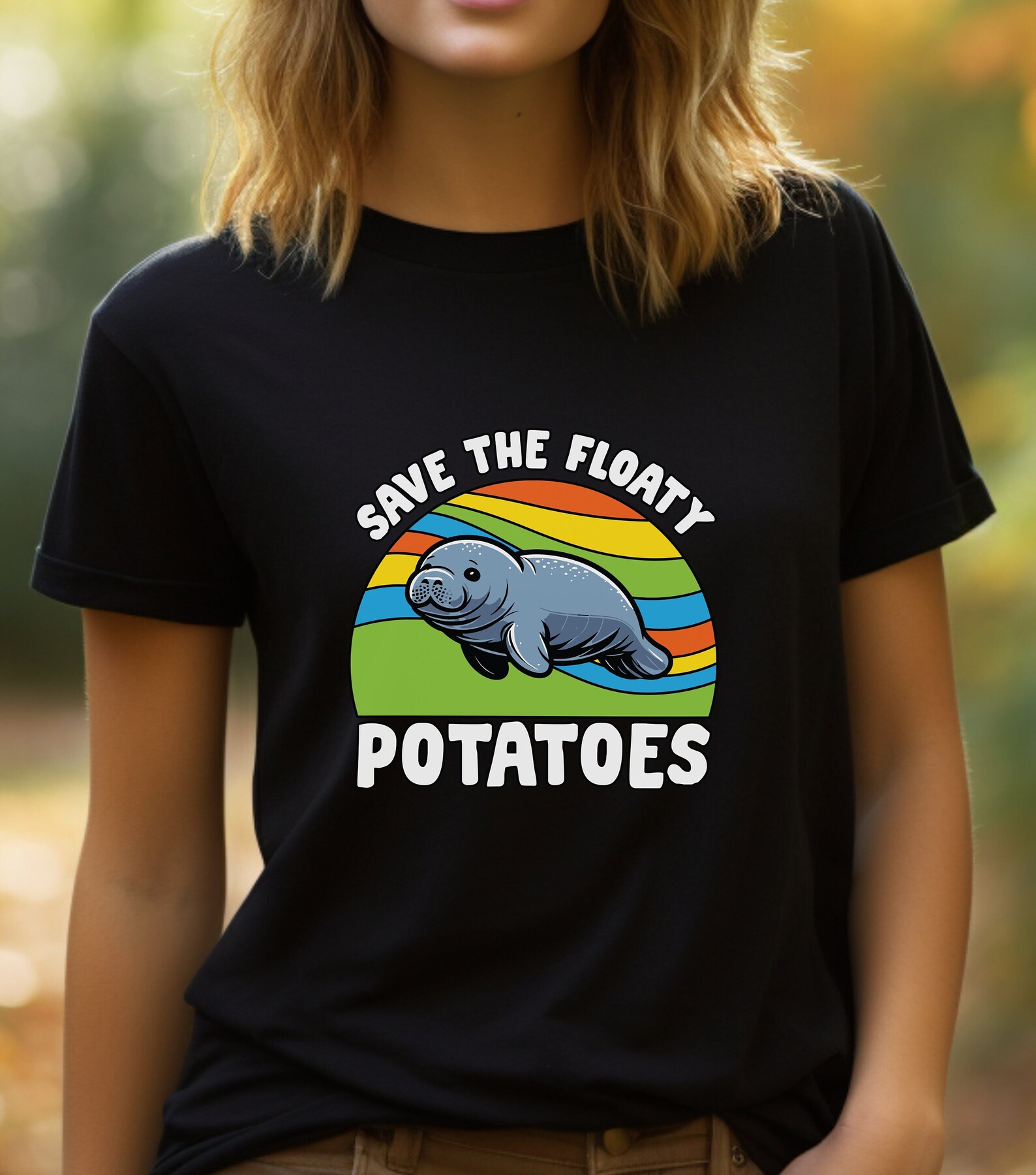 Save the Manatee, Funny Manatee Shirt, Cute Manatee Tshirt, Manatee ...
