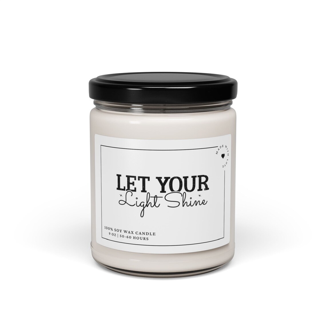 Let Your Light Shine Candle, Christian Gifts,encouragement Gift,bible ...