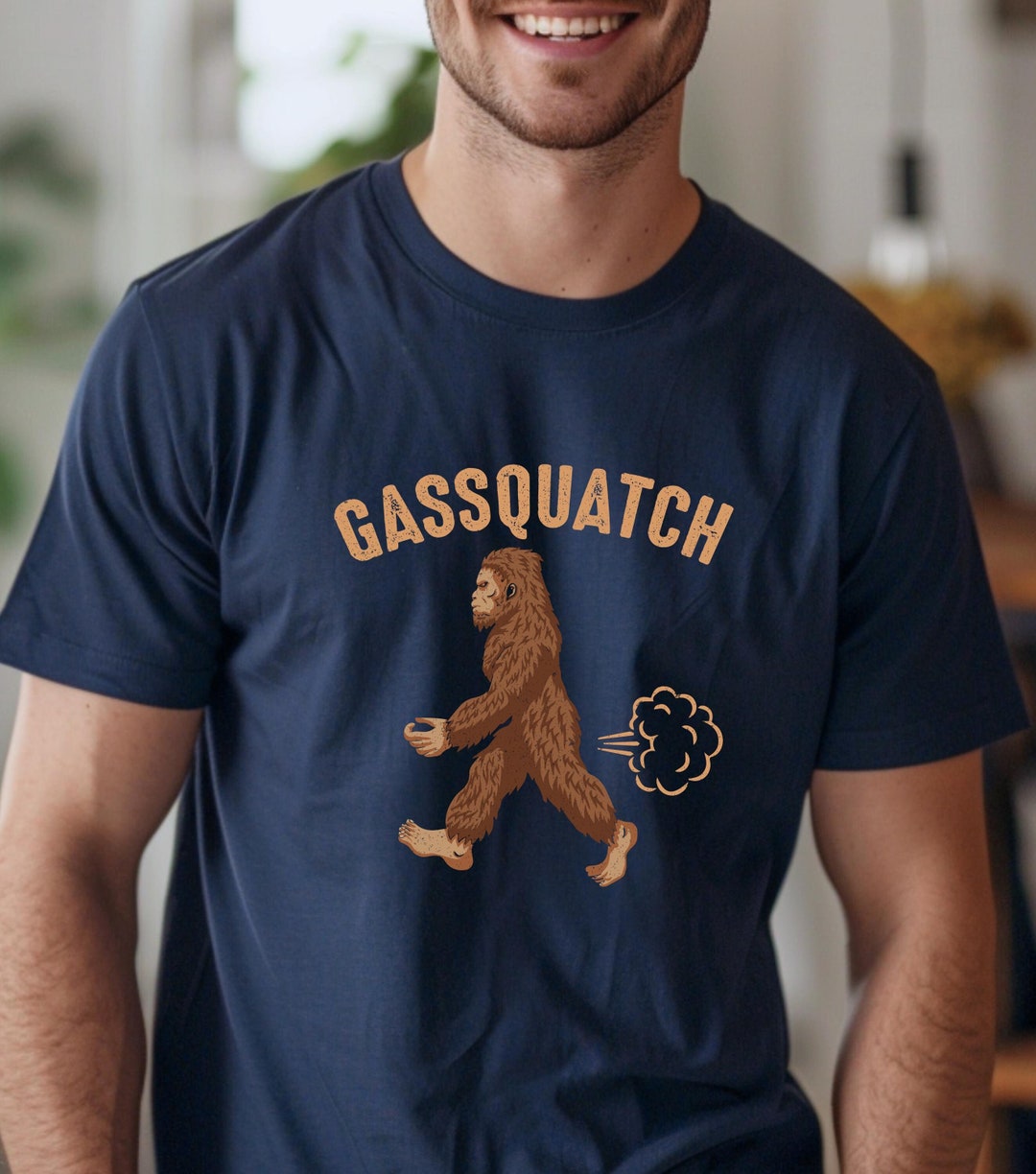 Gassquatch Tee, Bigfoot Farting Shirt, Funny Sasquatch T-shirt ...