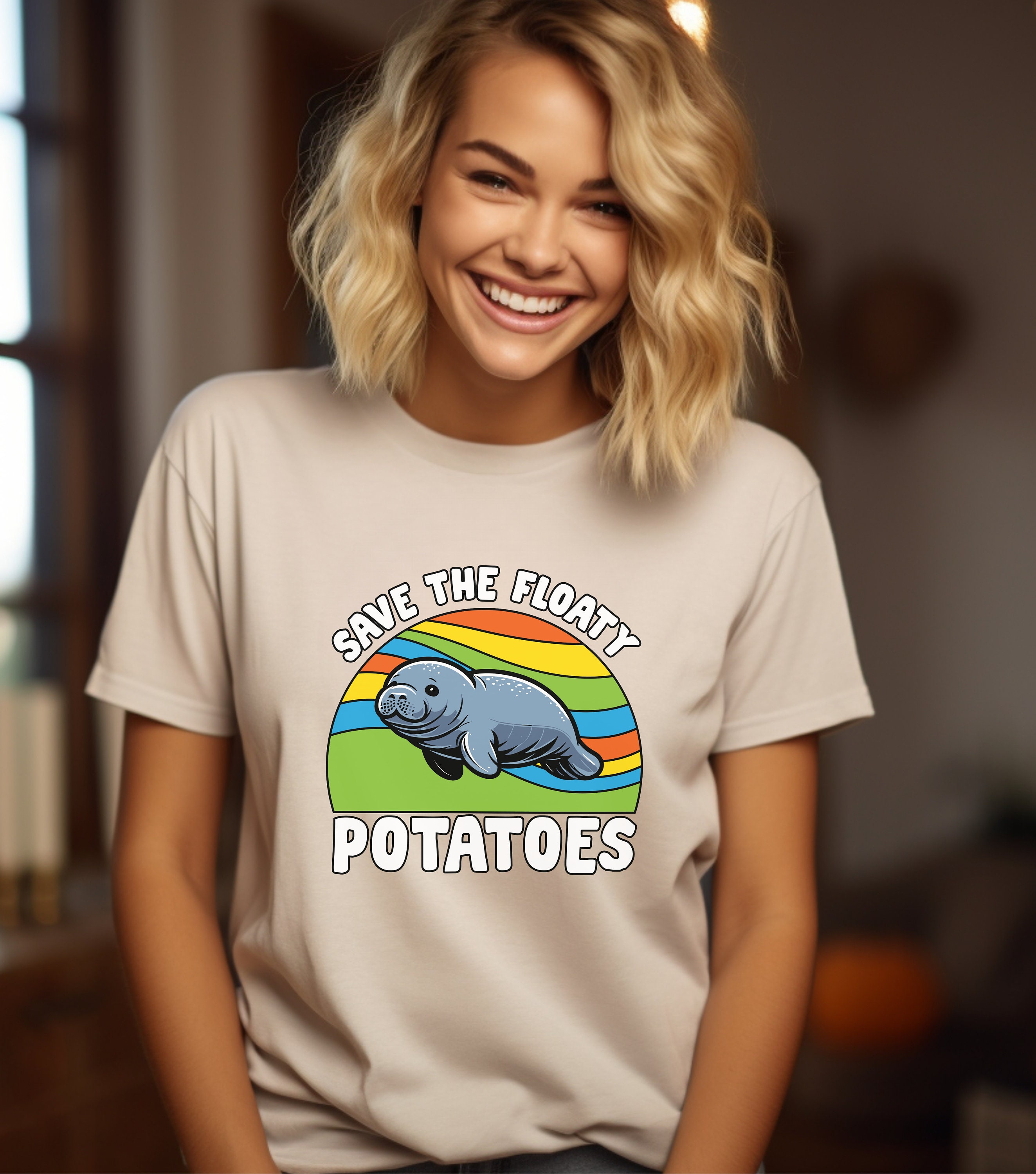 Save the Manatee, Funny Manatee Shirt, Cute Manatee Tshirt, Manatee ...