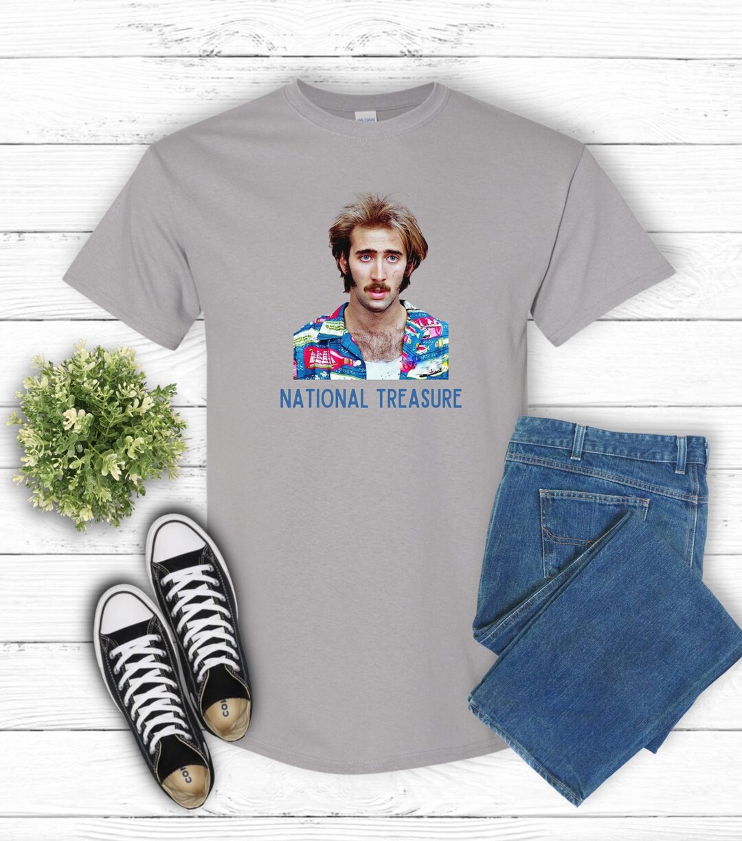 Nicholas Cage Shirt National Treasure Tee, Funny Movie Tee, Unisex ...