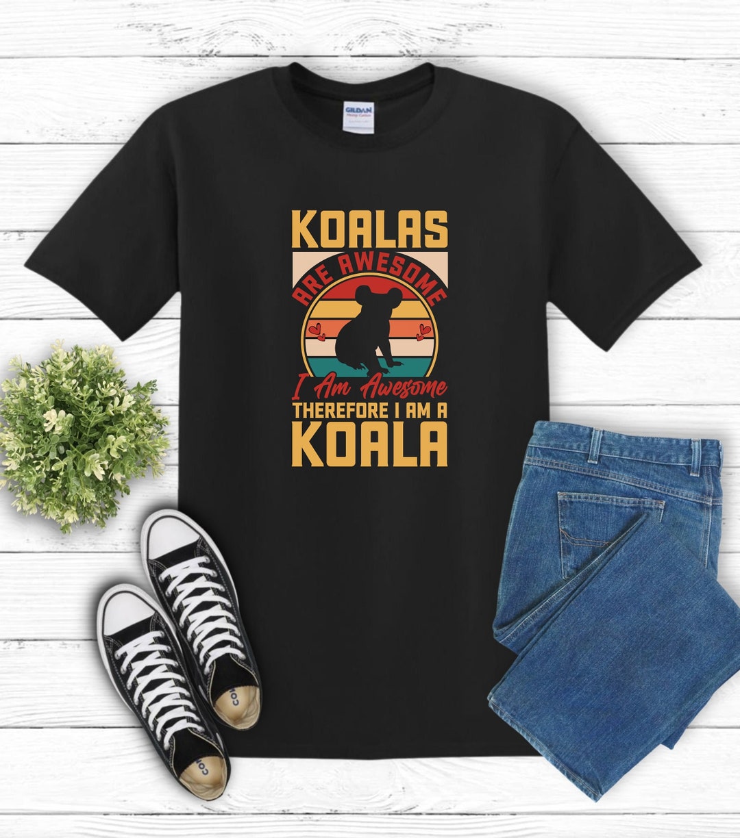 Koalas Are Awesome Unisex Tee, Cute Koala Shirt, Koala Lover Gift ...