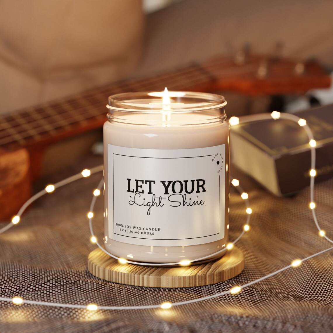 Let Your Light Shine Candle, Christian Gifts,encouragement Gift,bible ...