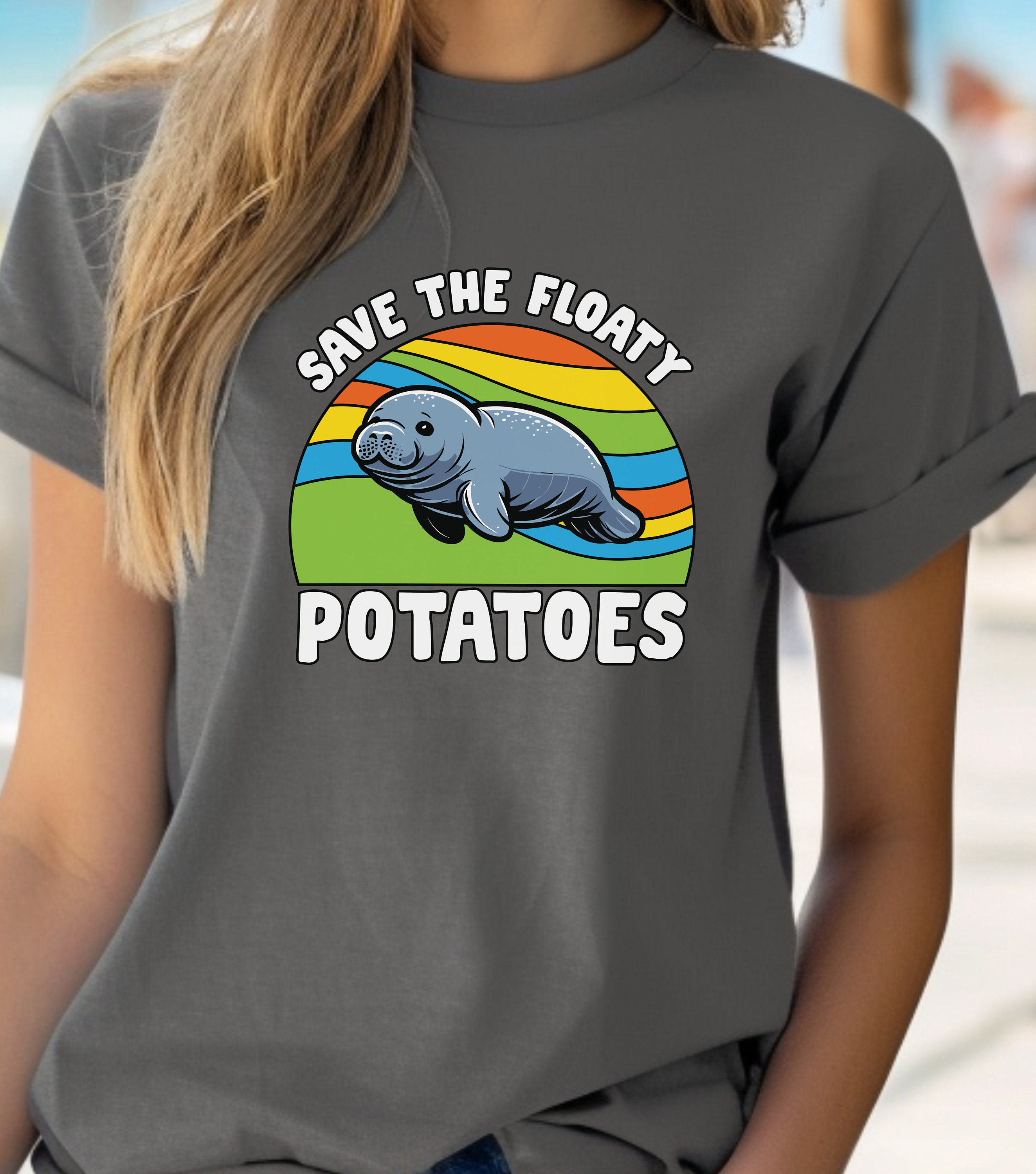 Save the Manatee, Funny Manatee Shirt, Cute Manatee Tshirt, Manatee ...