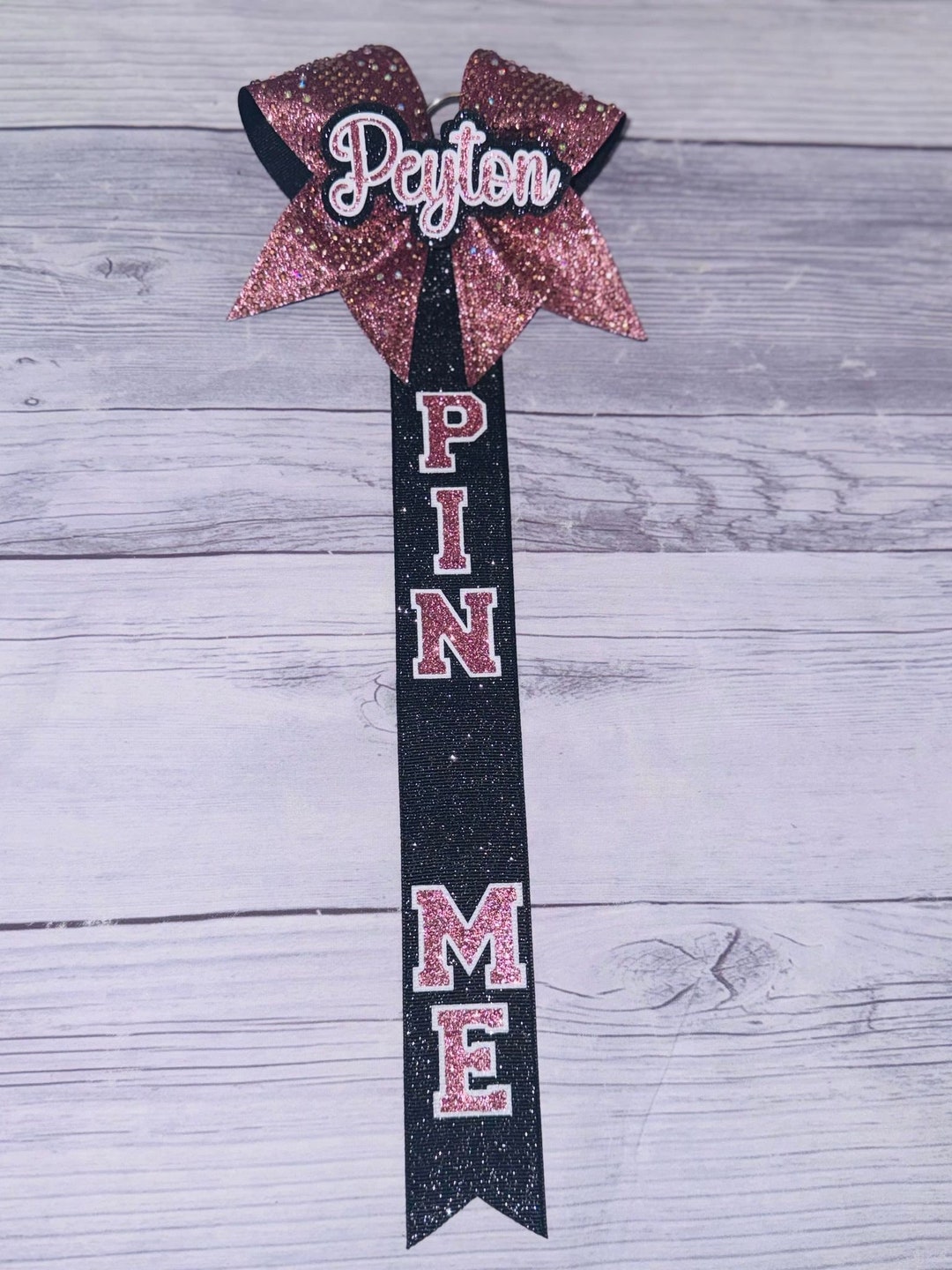 Rose Gold Pin Me Ribbon - Etsy