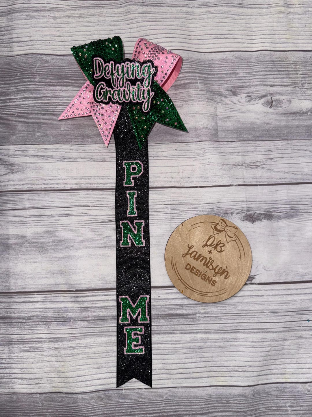 Wicked Theme Rhinestone Cheer Pin Me Ribbon - Etsy