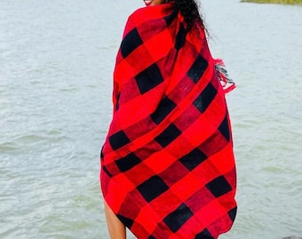 MOA Anbesa | Lion of Judah Embroidery Ethiopian Tri-color Blanket ...