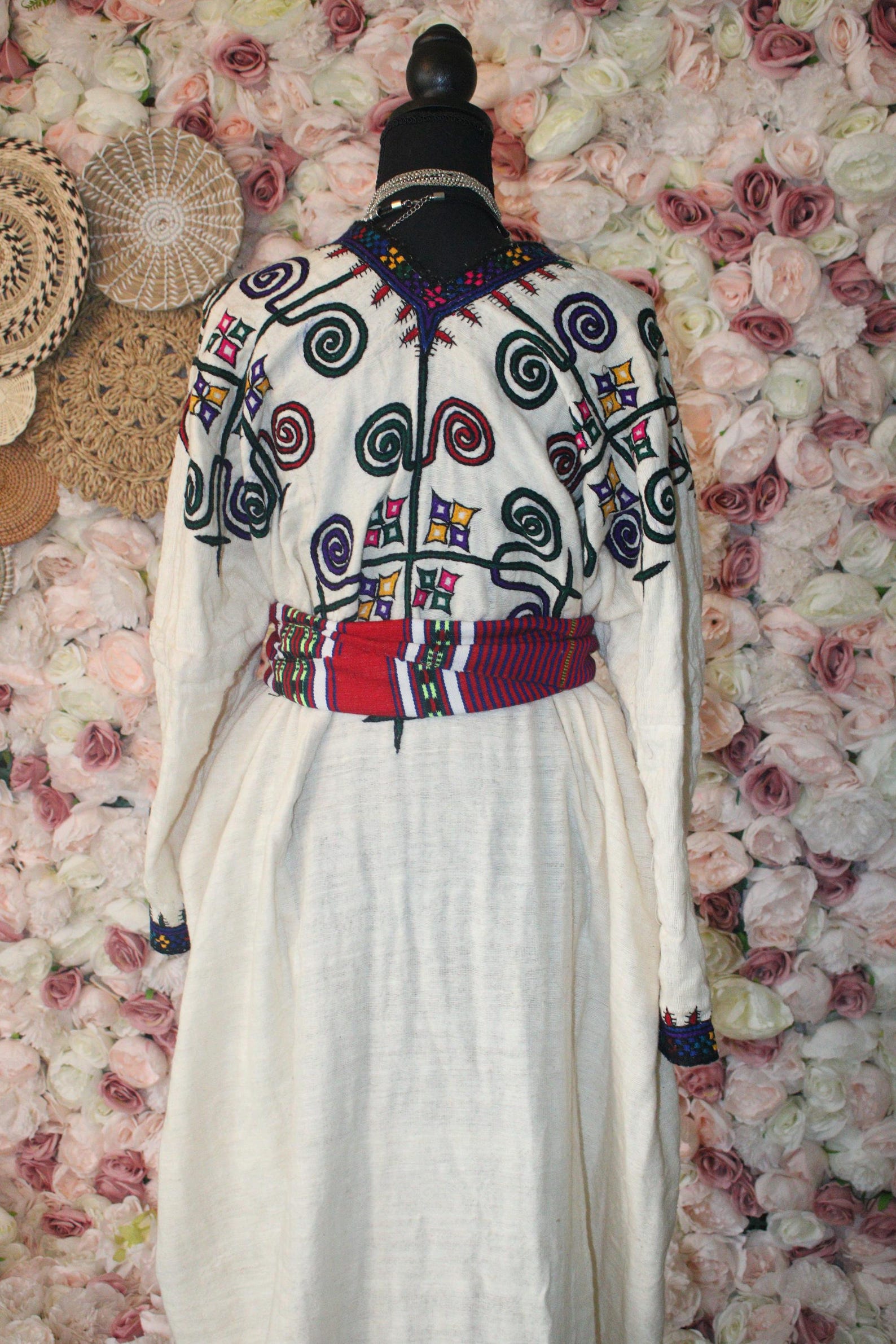 Gihon Collection • Ethiopian Gojam Amhara Zegye Embroidery Fetil Dress ...