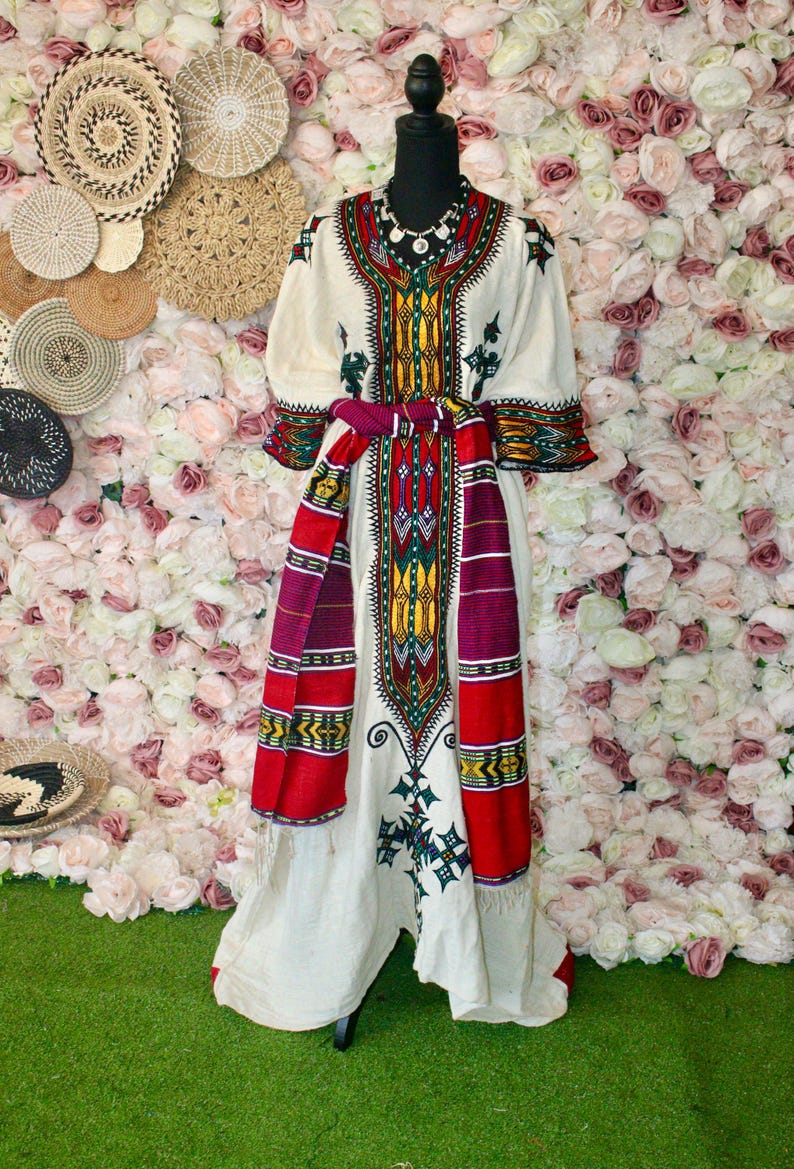 Gihon Collection • Ethiopian Gojam Amhara Fetil Dress - Etsy