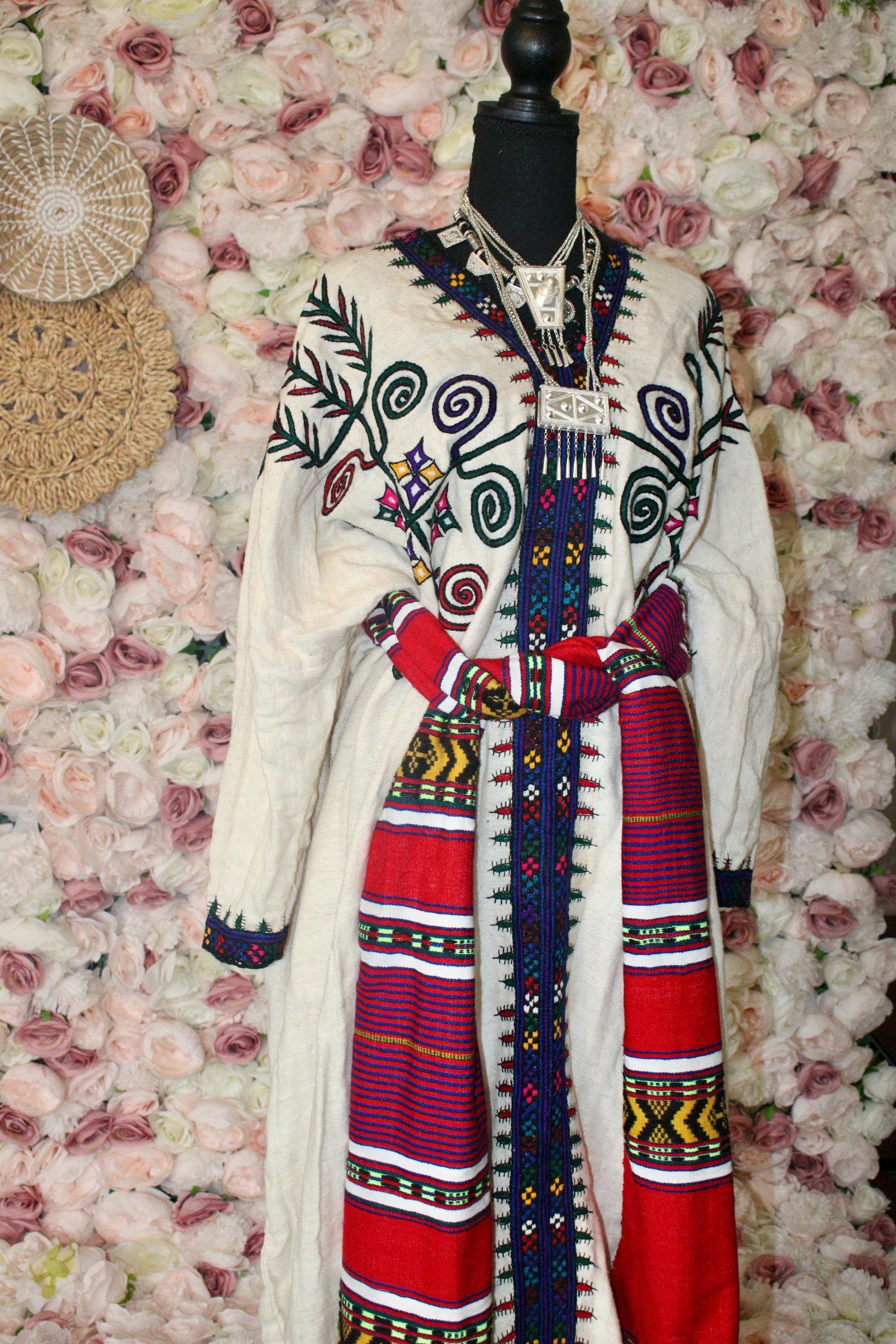 Gihon Collection • Ethiopian Gojam Amhara Zegye Embroidery Fetil Dress ...