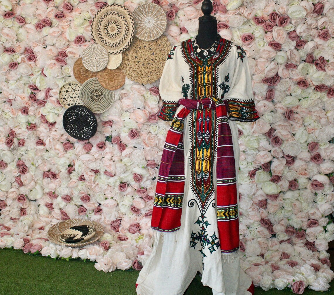 Gihon Collection • Ethiopian Gojam Amhara Fetil Dress - Etsy