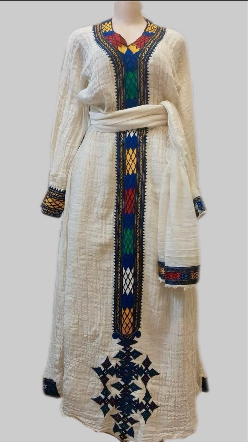 Ethiopian Eritrean Habesha Fetil Dress - Etsy