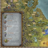 Fantasy Land Map With Lore Section and Heraldies - Etsy Canada