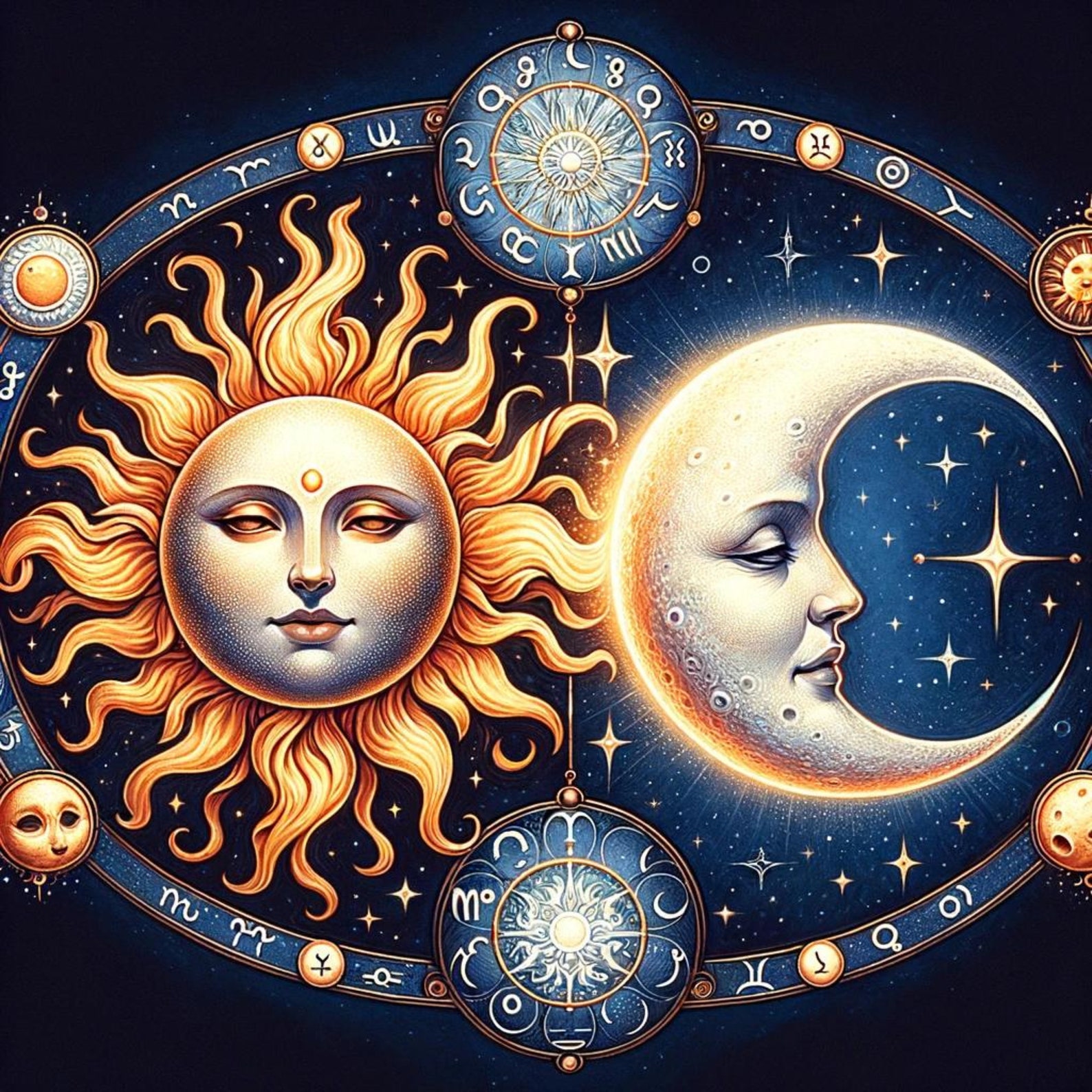 Sun and Moon - Etsy UK