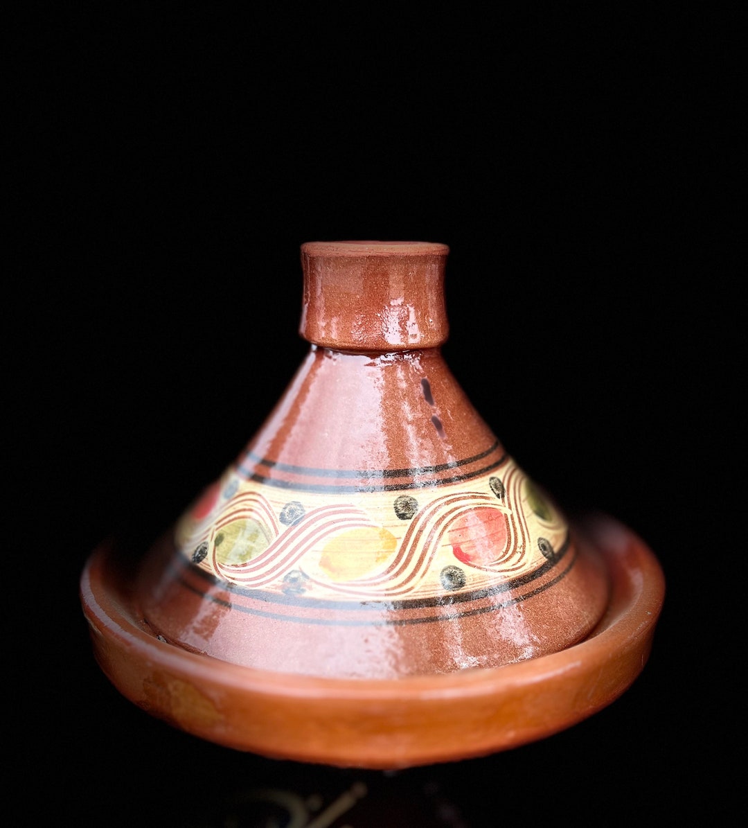 Handcrafted Ceramic Tajine / Vibrant Colors / Unique Cooking Pot ...