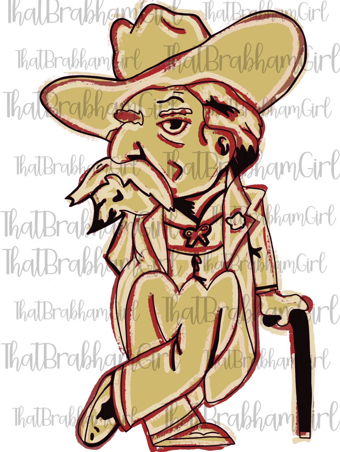 Gold and Maroon Reb Man PNG - Etsy