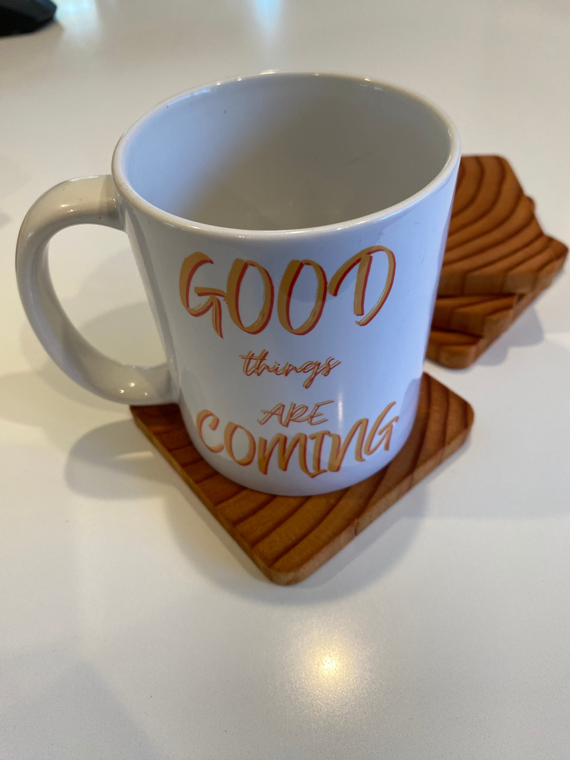 Natural Wood Coaster - Etsy