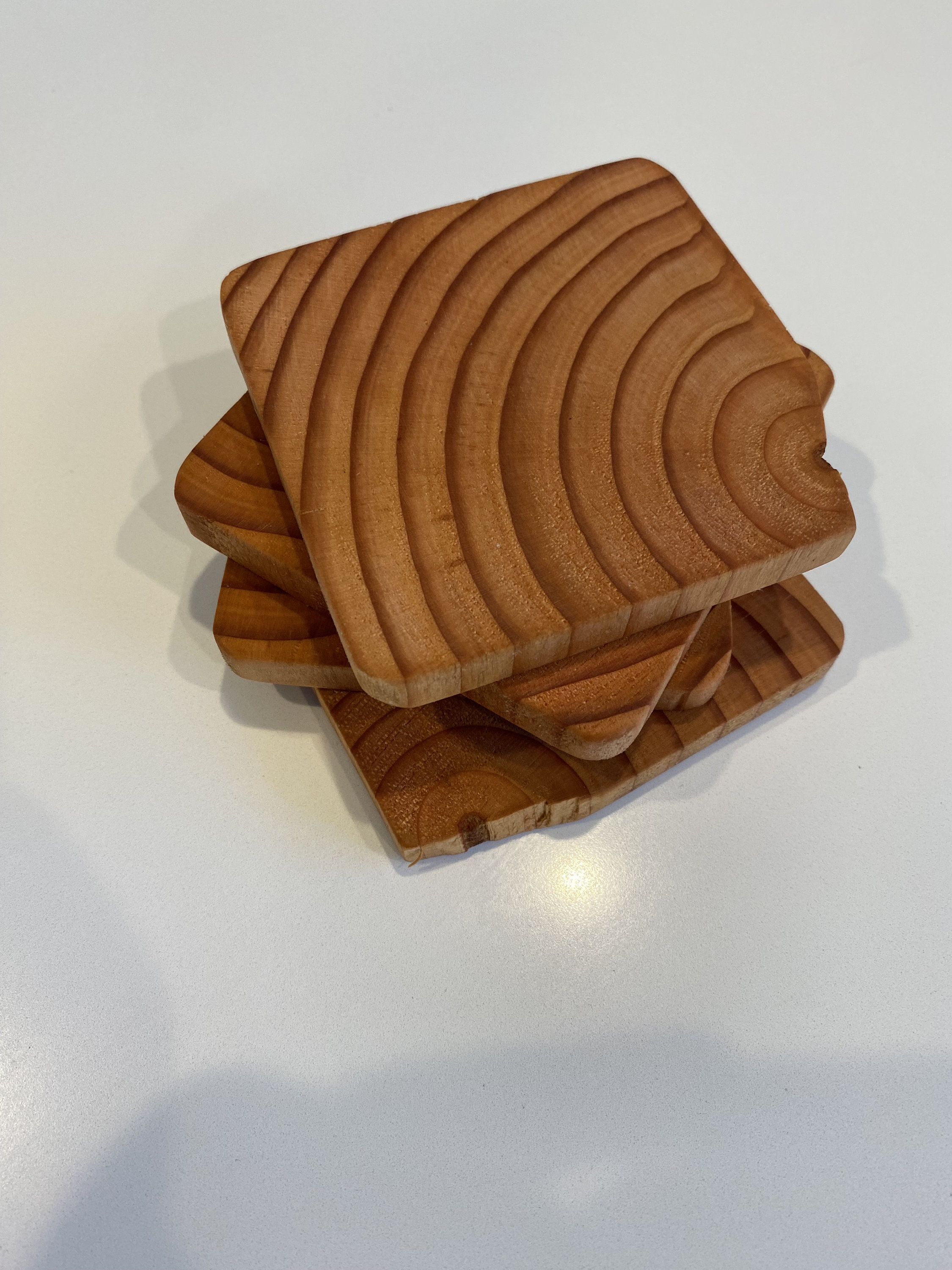 Natural Wood Coaster - Etsy