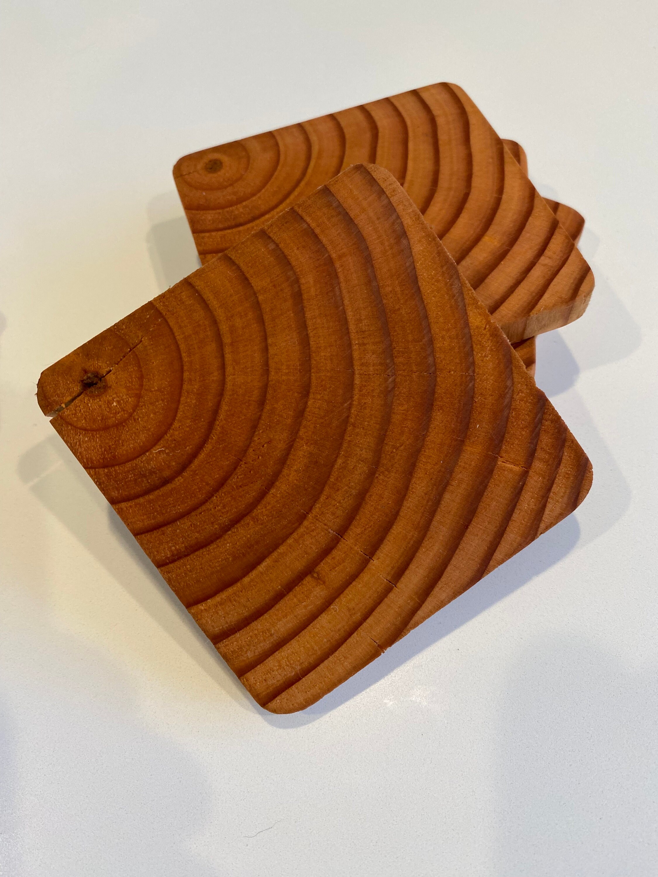 Natural Wood Coaster - Etsy