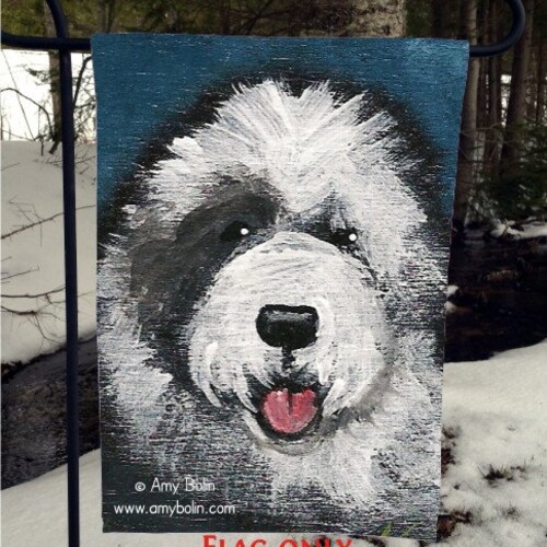 Old English Sheepdog Garden Stake - Etsy Old English Sheepdog Garden Stake - Etsy