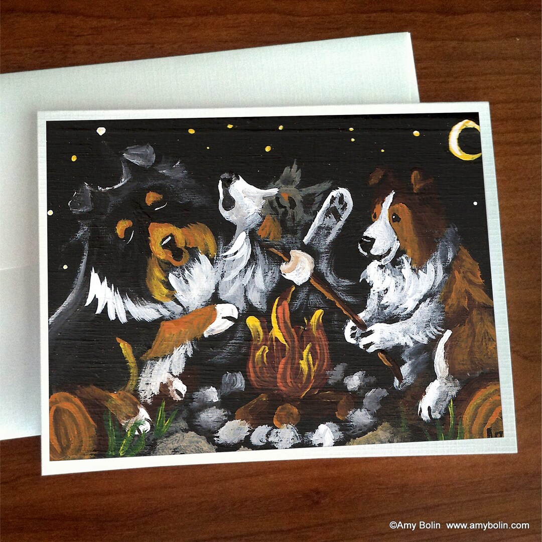 Sable, Tri Color, Blue Merle Shelties "shelties Around the Campfire ...