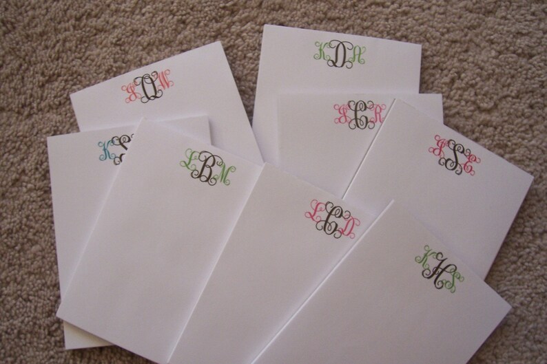 Monogrammed Notepad - Etsy