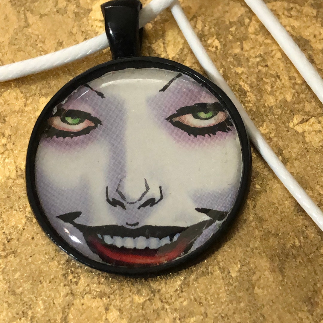 Harley Quinn Comic Book Art Pendant - Etsy
