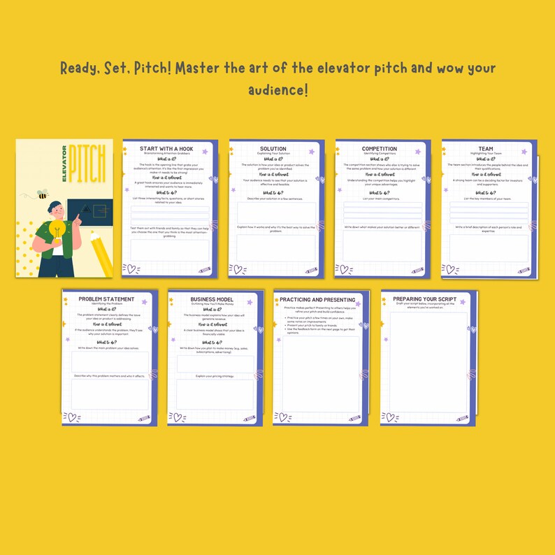 Elevator Pitch | Interactive Business Planner | Startup Business Plan ...