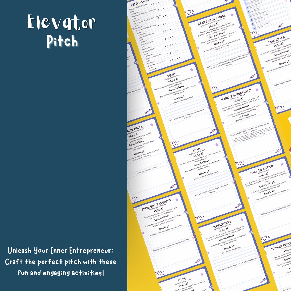 Elevator Pitch | Interactive Business Planner | Startup Business Plan ...